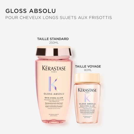 Kérastase Gloss Absolu Bain Hydra-Glazing 80ml - Déstockage Kerastase ...