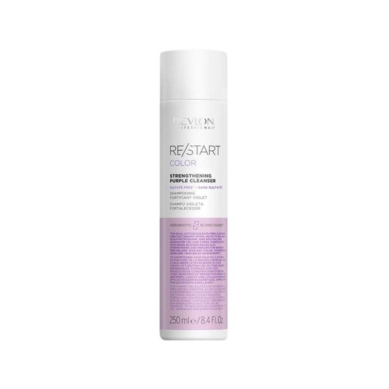 Restart Color Shampoing fortifiant Violet sans sulfates 250ml Revlon ...