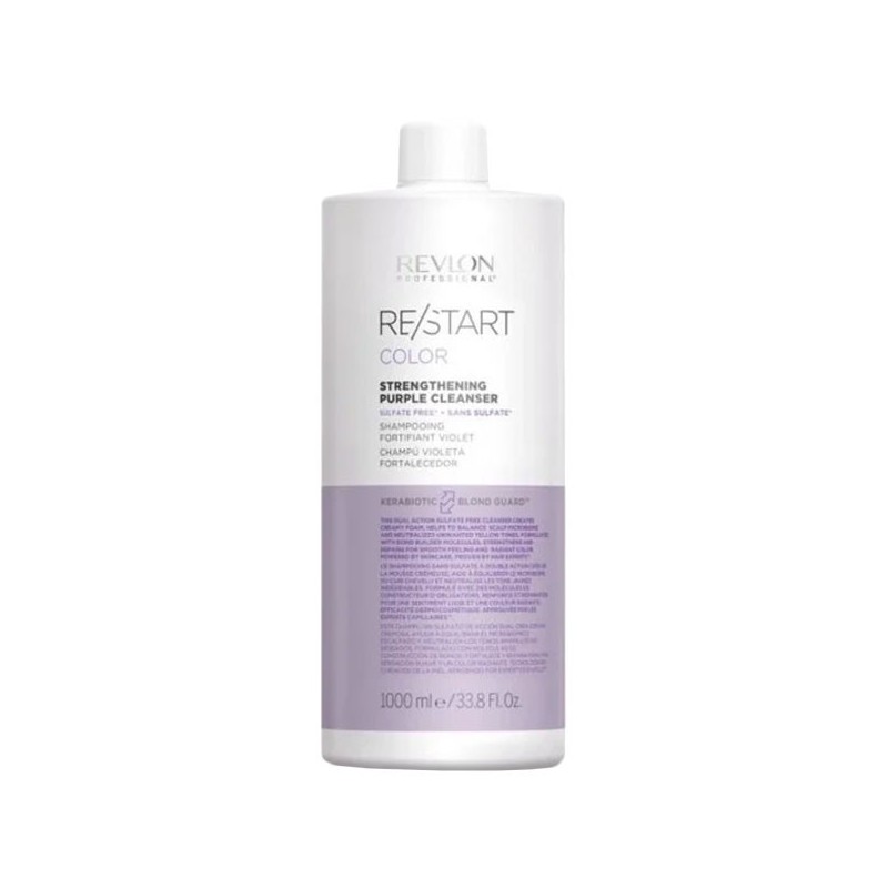 Restart Color Shampoing fortifiant Violet sans sulfates 1000ml Revlon ...