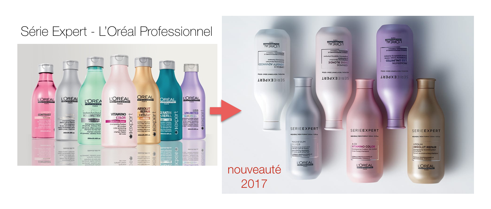 les nouveautés dans la série expert de l'Oréal Professionnel